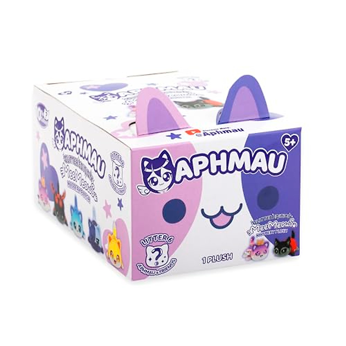 Aphmau 6” MeeMeow Mystery Plush – Series 6; YouTube Gaming Channel, Blind Box, 1 of 10 Possible, Friends MeeMeows, Official Merch