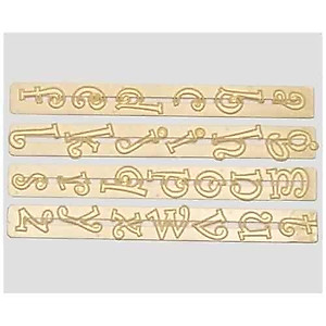 FMM Lower Case Funky Alphabet Tappit Cutters Set