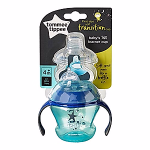 Tommee Tippee First Sips Soft Transition Cup, 4+ months â€“ (Pack of 1) (Colors May Vary)