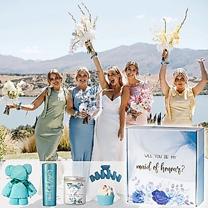 COLOAPT Maid of Honor Proposal Gifts,Will You be My Maid of Honor Gifts Box,Maid of Honor Proposal box for Engagement Wedding Gifts,Maid of Honor Proposal Gifts Bridal Bachelorette Party Gifts