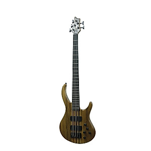 IYV 5 String IBW-550 Bass Solid-Body Electric Guitar, Natural