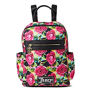 Juicy Couture Good Sport Backpack Malibu Rose Black Multi/Black One Size