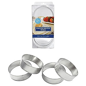 R&M International English Muffin Rings, Set of 4