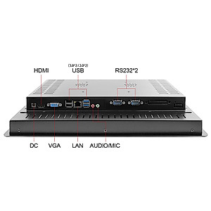 LEANGLE 10.4" 4:3 Industrial Embedded Touch Panel PC,Capacitive Touch Screen,Intel CORE i5-10210U,2*COM,Windows 10