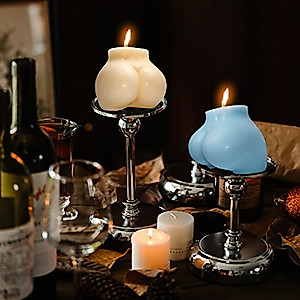 2PCS Soy Wax Cute Body Candle Big Butt Candle