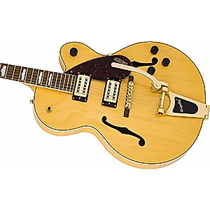Gretsch G2410TG Streamliner Hollow Body Single-Cut with Bigsby and Gold Hardware, Laurel Fingerboard Electric Guitar (Right-Handed, Village Amber)