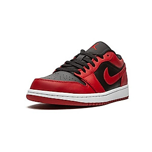 Nike Men's Jordan 1 Low Sneaker, Gym Red, 8