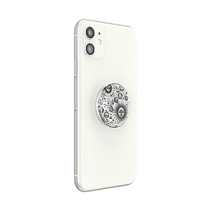 PopSockets Plant-Based Phone Grip with Expanding Kickstand, Eco-Friendly PopSockets for Phone - Translucent Cosmic Sun