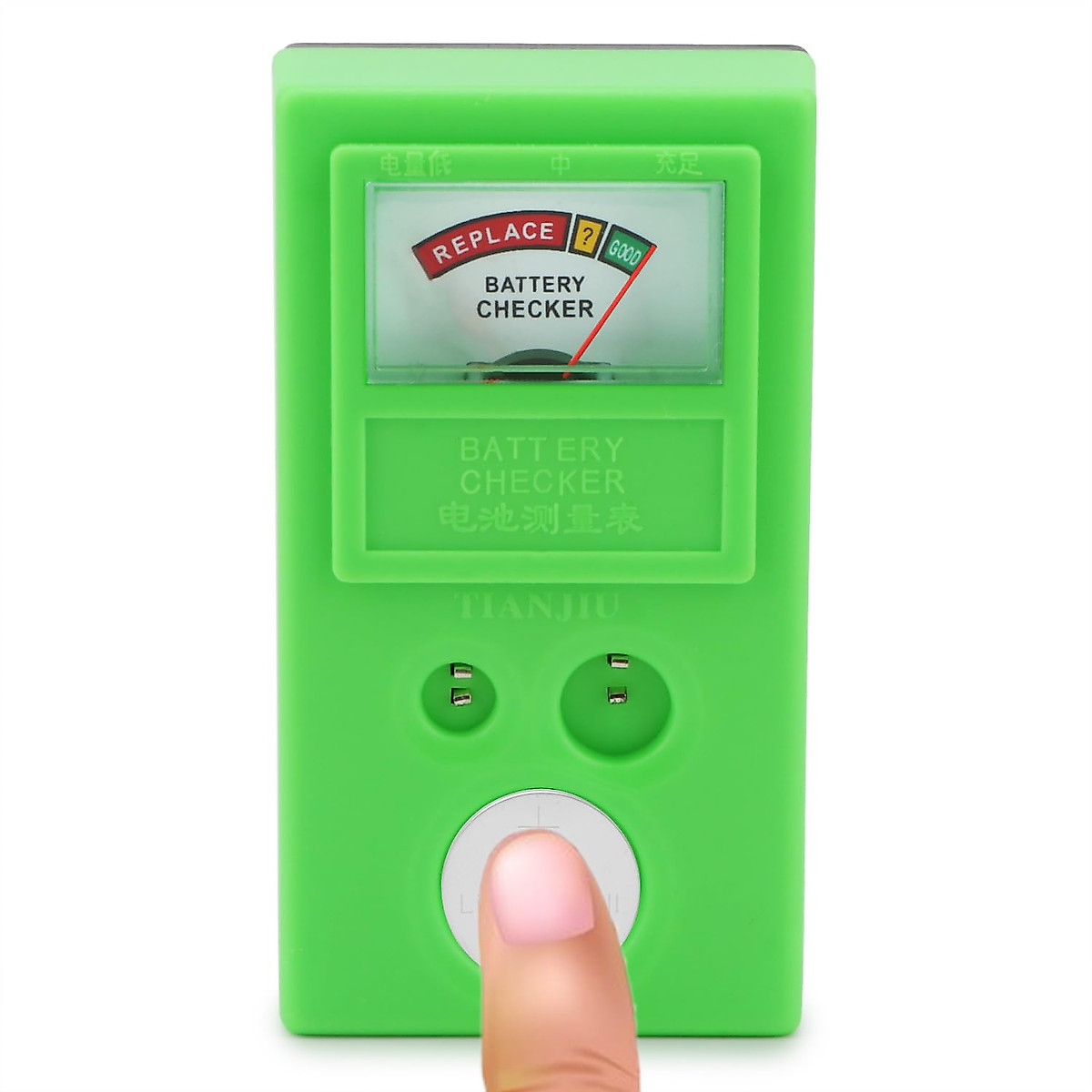 Rongon Button Cell Battery Tester Portable Button Battery Checker1.5v 3v Small Battery Tester Meter Tool for LR44 CR2032 CR2025 Button Cell