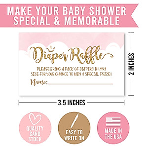 25 Baby Shower Diaper Raffle Tickets For Baby Shower Girl - Heaven Sent Baby Shower Games For Girls, Diaper Raffle Cards, Baby Raffle Tickets, Baby Shower Invitation Inserts, Baby Shower Ideas