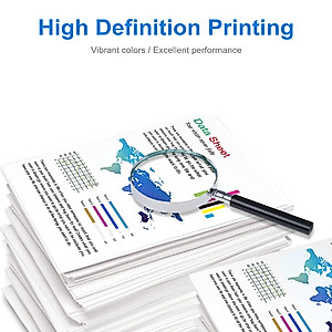 305A Toner Cartridge Replacement for HP 305A 305X with Built-in Chip to use with Pro 400 M451dn M451nw M475dn M475dw M451dw M375nw Pro 300 M351A Printer (4 Pack, BK/C/M/Y)