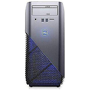 Dell i5675-A933BLU-PUS Inspiron 5675 AMD Desktop, Ryzen 5 1400 Processor, 8GB, 1TB, AMD Radeon RX 570 4GB GDDR5 Graphics, Recon Blue (Renewed)