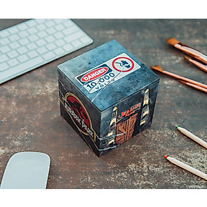 Jurassic Park Tin Storage Box Cube Organizer With Lid | 4 Inches
