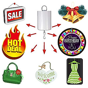 Fonmy Hanging Display Motor with Remote for Wind Spinner Ornament Hanging Decor Wind Chimes Baby Crib Mobile Battery Operated Motor-10 RPM Low Speed