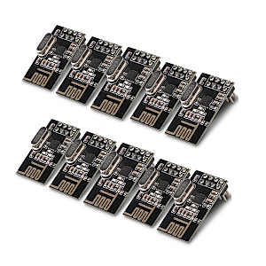 MakerFocus 10pcs NRF24L01+ 2.4GHz Wireless RF Transceiver Module Compatible with Ar duino Raspberry Pi