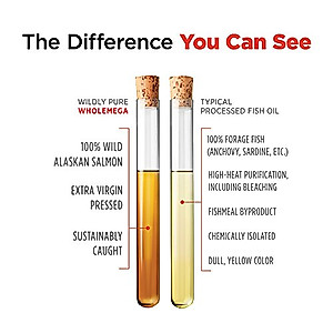 New Chapter Wholemega for Moms Fish Oil Supplement - Prenatal DHA with Omega-3 + Vitamin D3 for Prenatal & Postnatal Support - 180 ct, 500mg Softgels