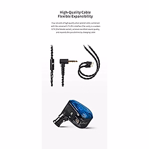 Fanmusic TRUTHEAR x Crinacle Zero Earphone Dual Dynamic Drivers in-Ear Earphone with 0.78 2Pin Cable Earbuds (Zero)