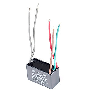 GAOHOU 5 Wire Ceiling Fan Capacitor CBB61 5+5+5uf 250V-300V AC 50/60 Hz Power Relay