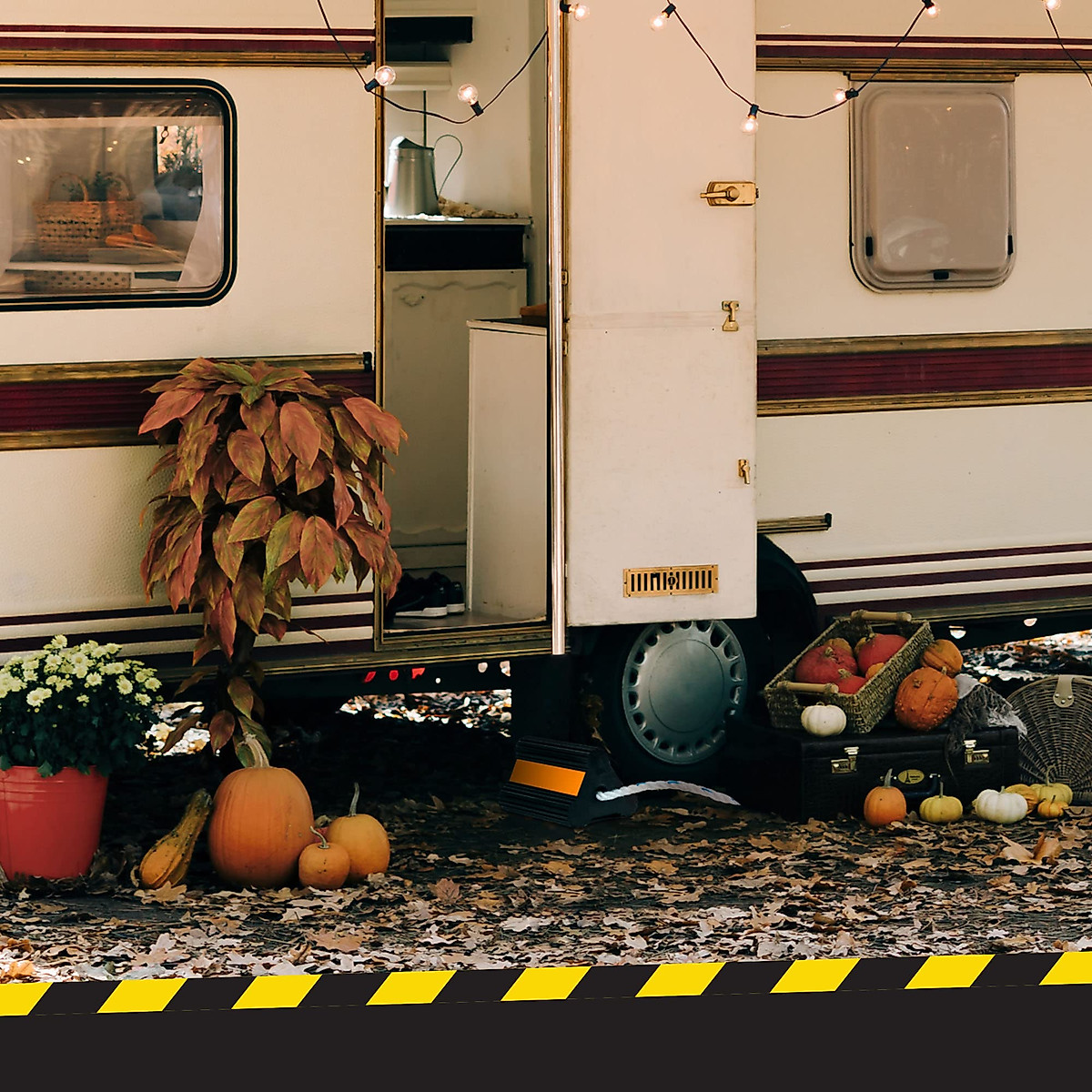 Jade Active Premium Rubber Wheel Chocks - Car and RV Rubber Block - Long Connecting Rope - Heavy Duty Car Wheel Stoppers Chock - Extremely Durable - for Cars, Boats, Trucks, Aircraft, RVs (1 Pair)