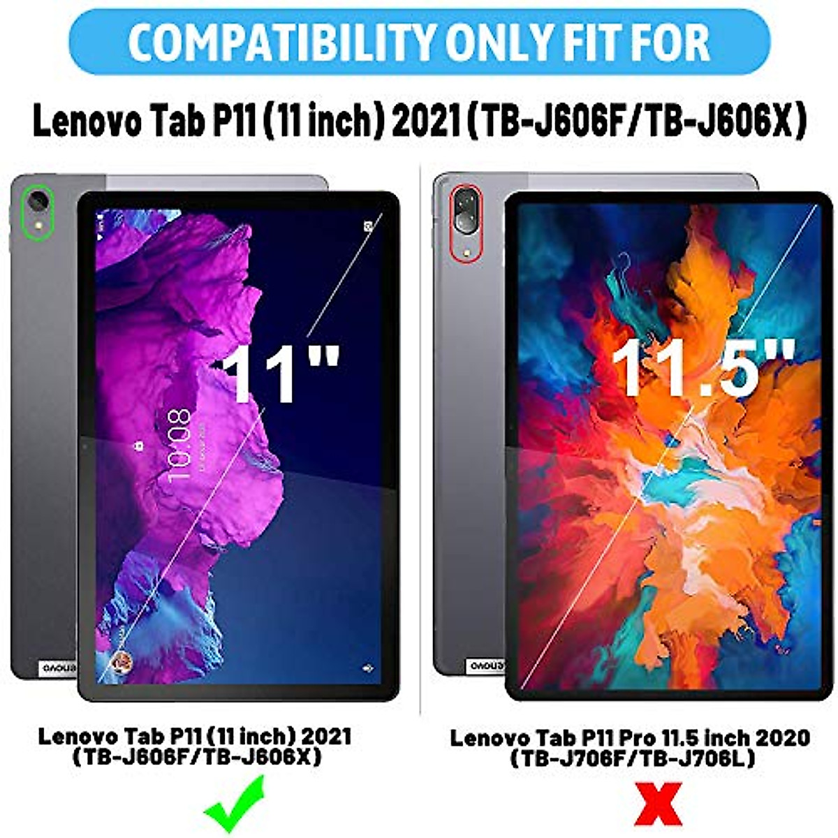 GOZOPO Screen Protector for Lenovo Tab