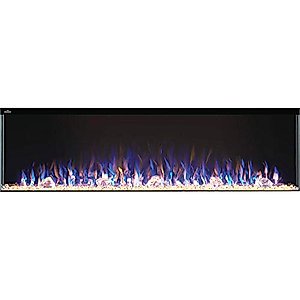Napoleon Trivista Primus 60 inch Wall Mount Electric Fireplace - Black, NEFB60H-3SV