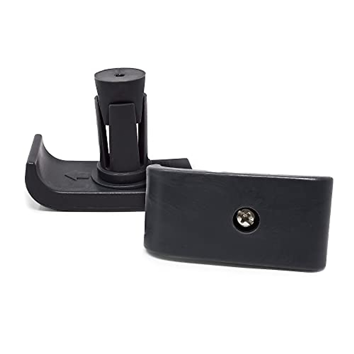 Top Glides Flexfit Universal Walker Ski Glides (Black)