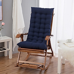 PTONUIC Soft Long Chair Cushion Thicken Rocking Chair Cushion Tatami Pad Recliner Beach Chair Sofa Cushion Floor Mat