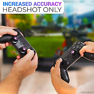 4Pcs Cat Paw Pink Ps4 Thumbstick Grips - Switch Thumb Grips Ps3 Controller Grips Switch Joystick Caps Ps4 Thumb Grips Xbox Joystick Grips - Xbox 360 Thumb Grips Ps4 Controller Joystick Grips