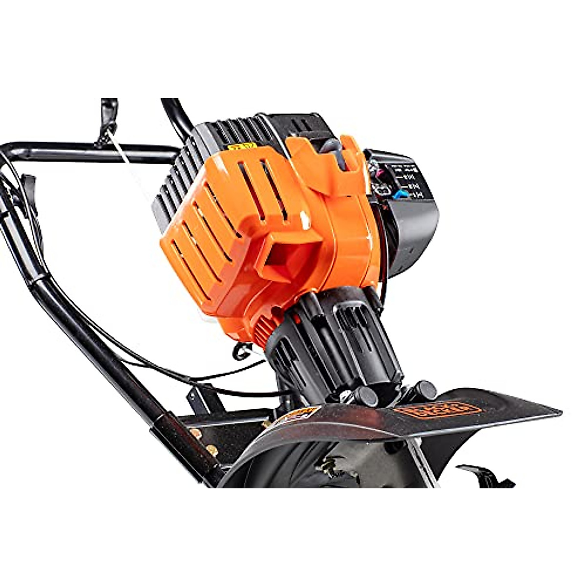 BLACK+DECKER BXGCU225 21AK225C936 9-Inch 25cc 2-Cycle Gas Powered Cultivator/Tiller, Black and Orange