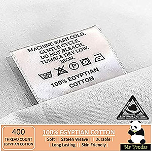 Split King Sheets Sets for Adjustable Bed, Soft 100% Egyptian Cotton 400-Thread-Count, Sateen Weave, 5PC Set with 2 Fitted Sheets, Split-King Sheet Set 21-Inch Deep Pockets, 400-TC - Burgundy Solid