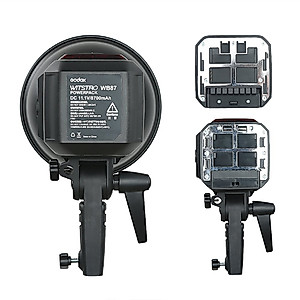 Godox AD600BM Bowens Mount 600Ws GN87 HSS Outdoor Flash Strobe Light with 2.4G Wireless X System, 8700mAh Battery to Provide 500 Full Power Flashes Recycle in 0.01-2.5 Second, W/Cleaning Kit