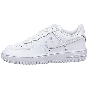 Nike [314193-117] AIR Force 1 PS PRE-School Shoes White/White
