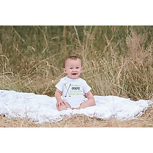 7 ate 9 Apparel Boys My Daddy Golfs Better Than Your Daddy Onepiece 0-3 Months
