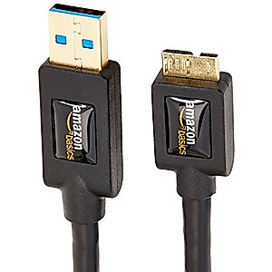 Amazon Basics Z25K USB 3.0 Cable - A-Male to Micro-B - 6 Feet (1.8 Meters), Printer
