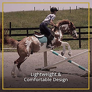 Kavallerie Classic Fetlock Boots, Impact-Absorbing and Air-Perforated Material, Durable & Evenly Distributes Pressure, Fetlock Injury Protection, Non- Slip with Soft Lining Show Jumping Boots