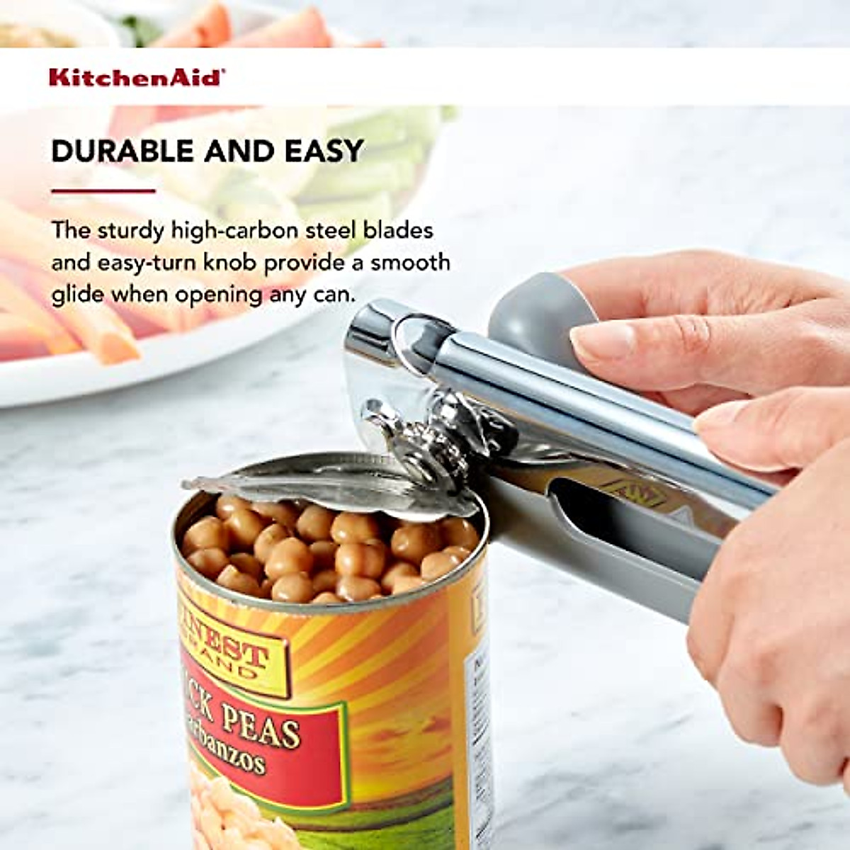 KitchenAid No Mess Multi Function Can Opener, One size, Gray