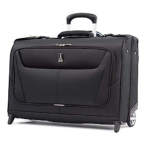 Travelpro Maxlite 5 Softside Lightweight Carry-On Upright 2 Wheel Rolling Garment Bag, Men and Women, Black, 22-Inch