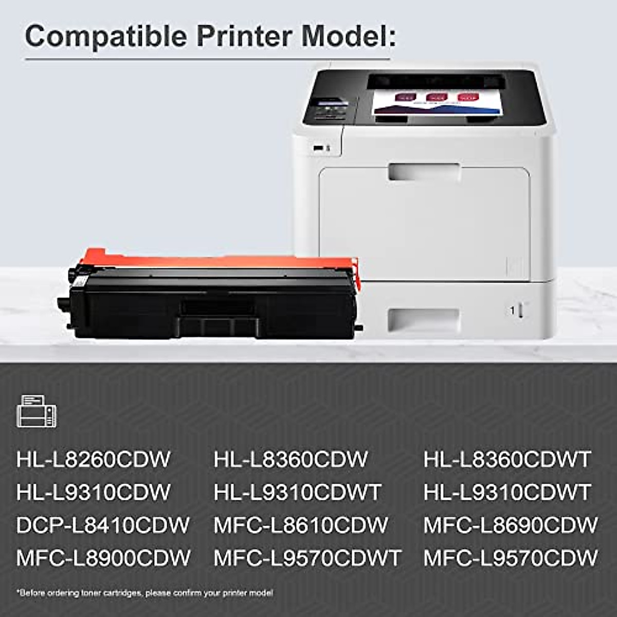 1 PK Magenta Compatible TN433 Toner Cartridge Replacement for Brother HL-L8260CDW L8360CDWT L9310CDWT L8360CDW DCP-L8410CDW MFC-L8900CDW L9570CDWT L8690CDW L9570CDW Printer-by COBATONER