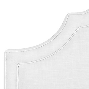 Jennifer Taylor Home Catherine Upholstered King Headboard, Antique White Woven