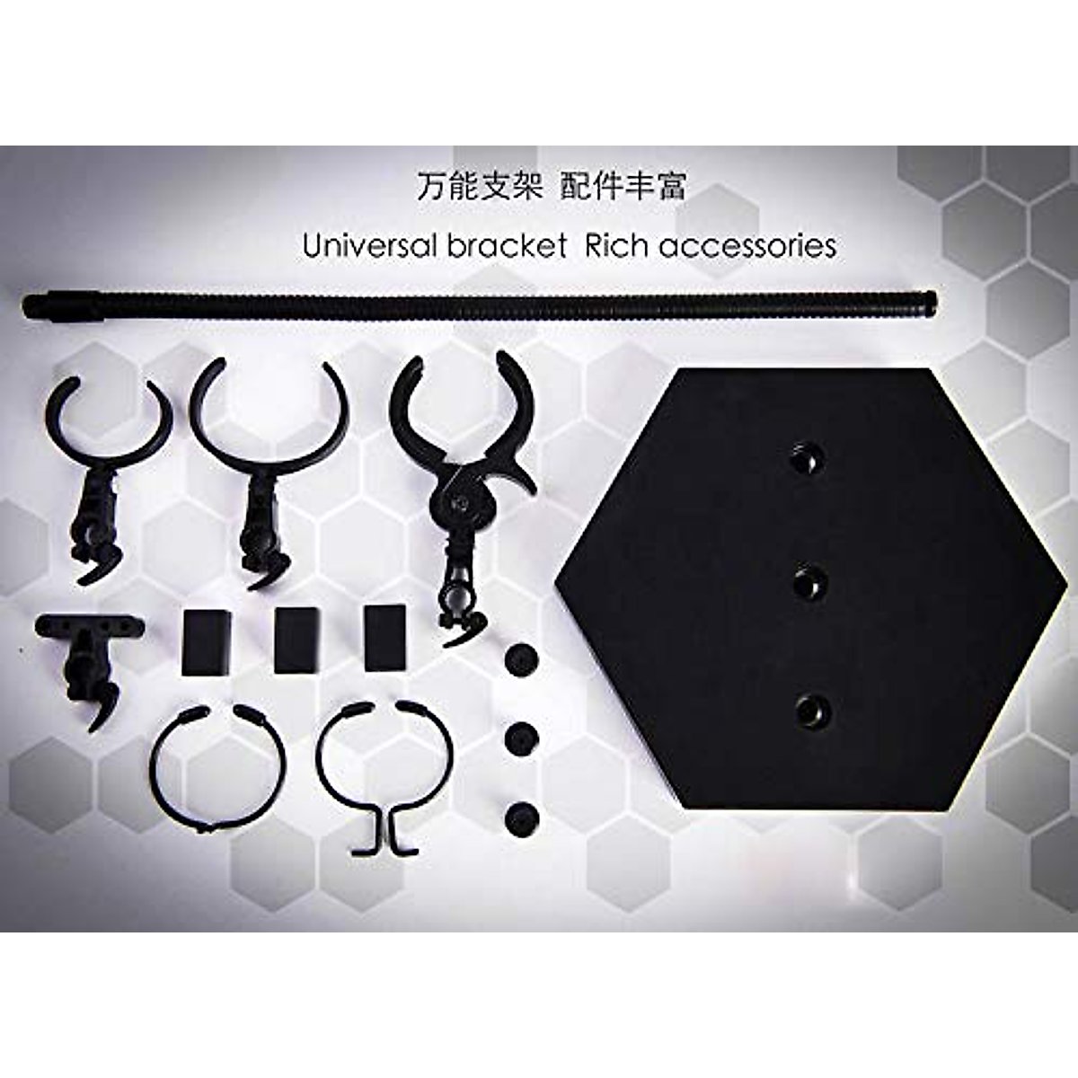 Lmzauet 1/6 Scale Figure Display Dynamic Stand Base can be Spliced Holder for 12" Dolls Action Figures