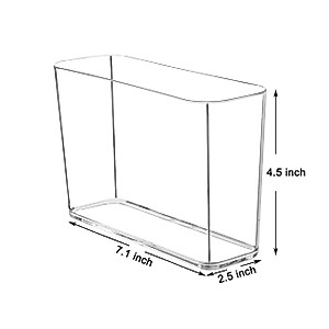 Youngever 2 Pack Clear Plastic Napkin Holders