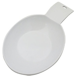 Range Kleen , White Melamine Spoon Rest, 8 by 4.5-Inch