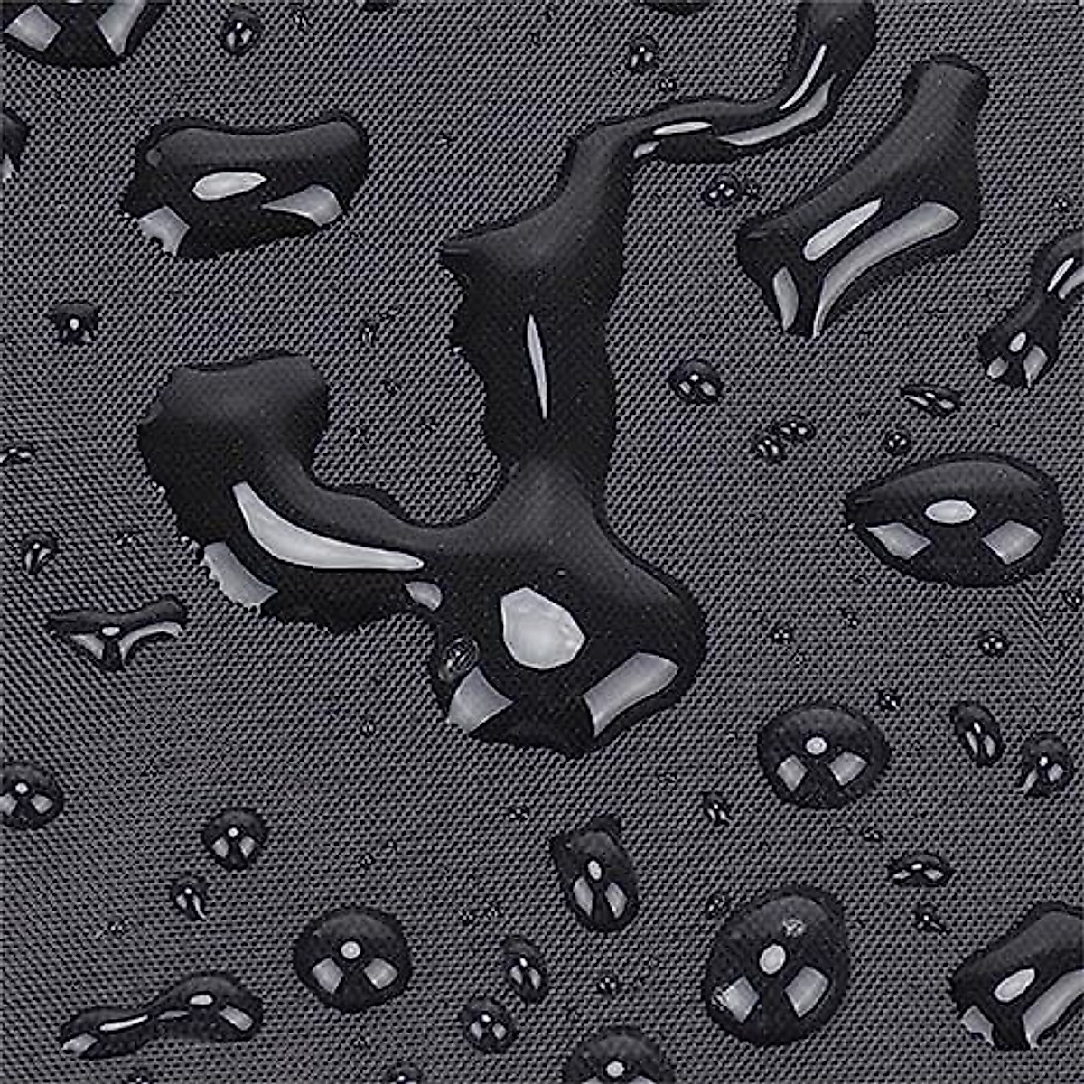 lesiega Patio Chair Covers, Outdoor Furniture Cover with String Heavy Duty Waterproof Black 210D Patio Furniture Cover Ideal for Chair Sofa Deep Seat, 57 x 46 x 24in