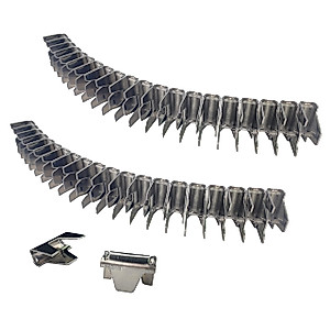 24" Inch Sofa Seat Replacement Coil with 25' Ft Spring Wire, 40 Stay Clips & 8 Upholstery Clips Repair Kit