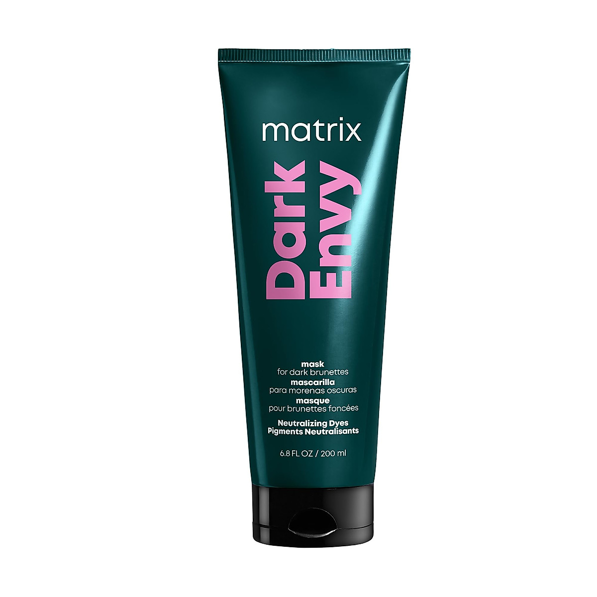 Matrix Dark Envy Toning Hair Mask | For Red Undertones in Dark Brown or Black Hair | Cool, Glossy Finish| Color Depositing | Salon Hair Mask | Packaging May Vary | 6.8 Fl. Oz. | Vegan