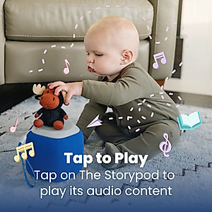 Storypod Music Craftie | Melodee Moose | Audio Yarn Character for The Screen Free Audio Learning System for Preschoolers | Stories & Songs from Music for Sprouts' Mr. Chris