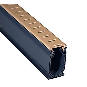 Stegmeier SDDT Deck Drain-Tan (5 Sections) Total: 40 ft. per Carton