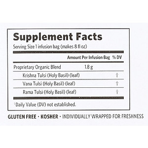 Organic India Tulsi, Original, 18 Count Box