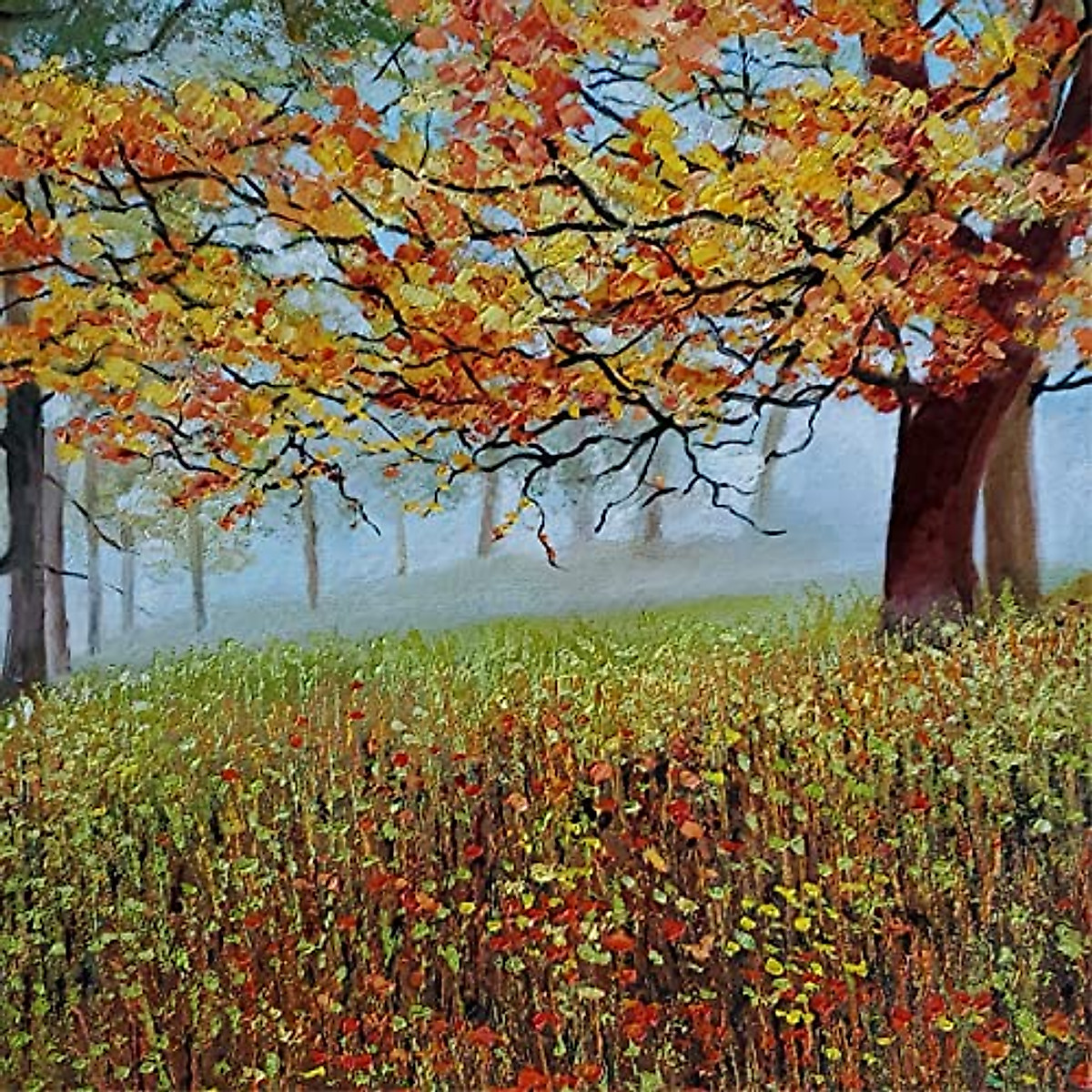 Early Morning Dew, Landscape by Internationally Renowned Painter Yary Dluhos