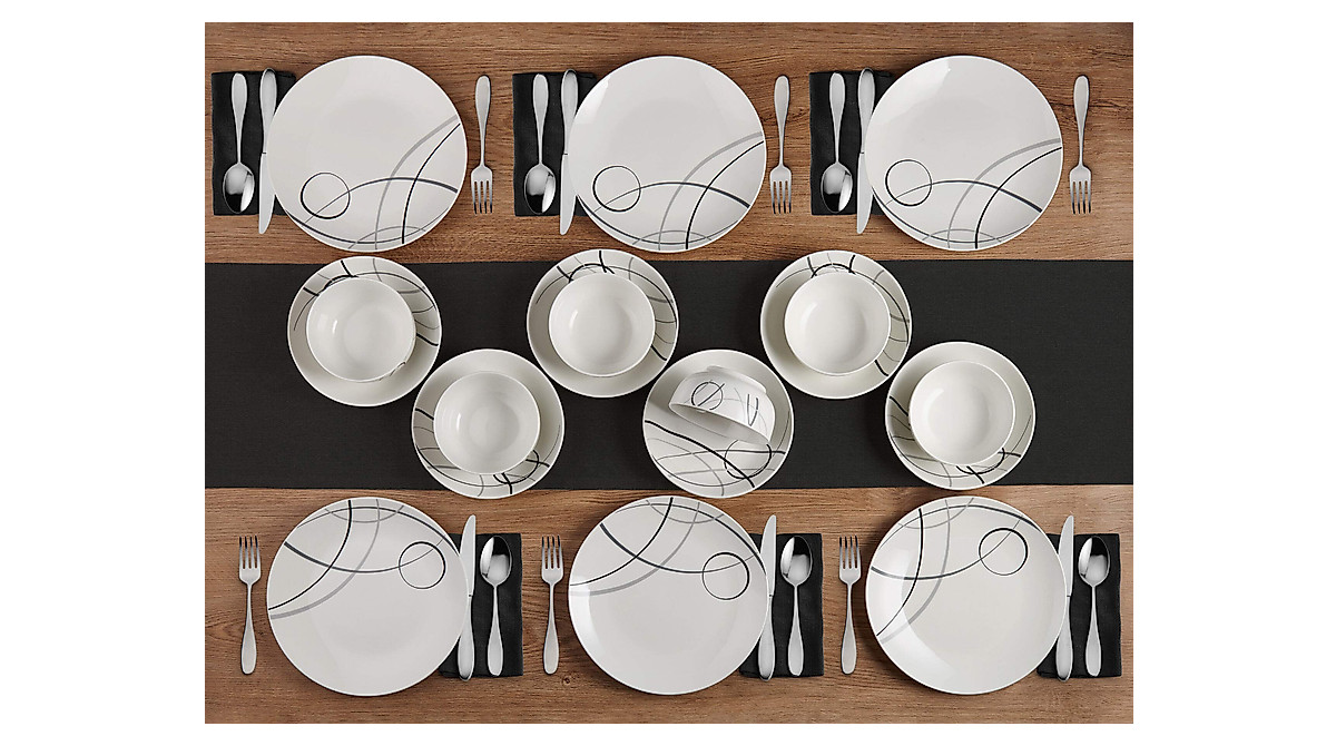 Studio Nova 18-Piece Dinnerware Set for Stylish Dining